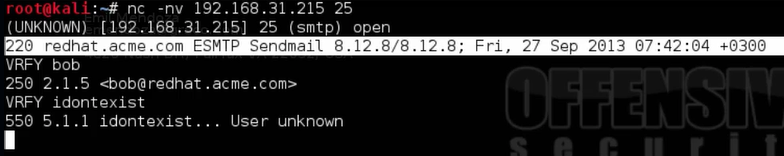 QUE.com HOWTO use NMAP to SMTP Enumeration
