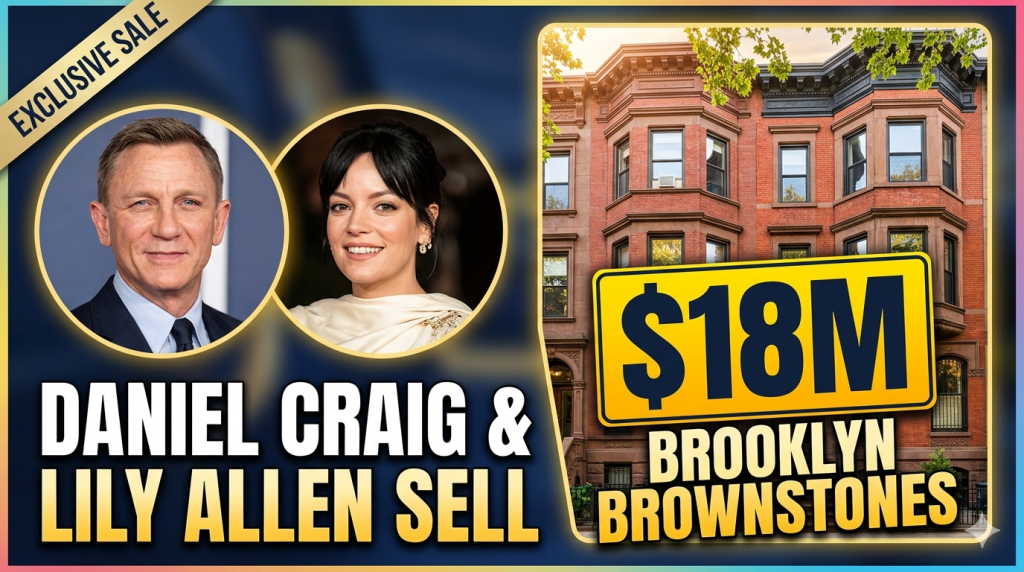 Daniel Craig and Lily Allen Sell Brooklyn Brownstones for $18M - QUE.com