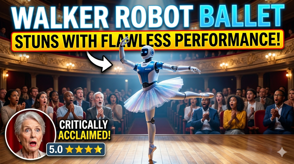 China's Walker Robot Stuns With Flawless Ballet Performance - QUE.com
